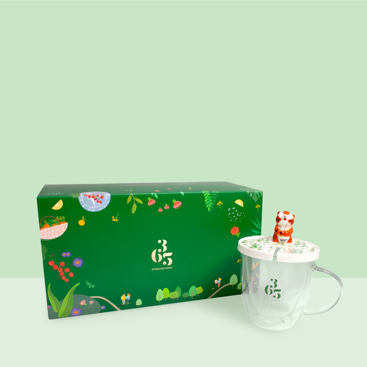 365 Tea Buddy Gift Set | Includes Limited Edition Mug Lid – Wing Joo Loong