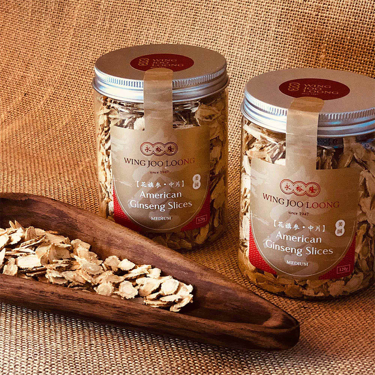 Cultivated American Ginseng Medium Slices – WJL